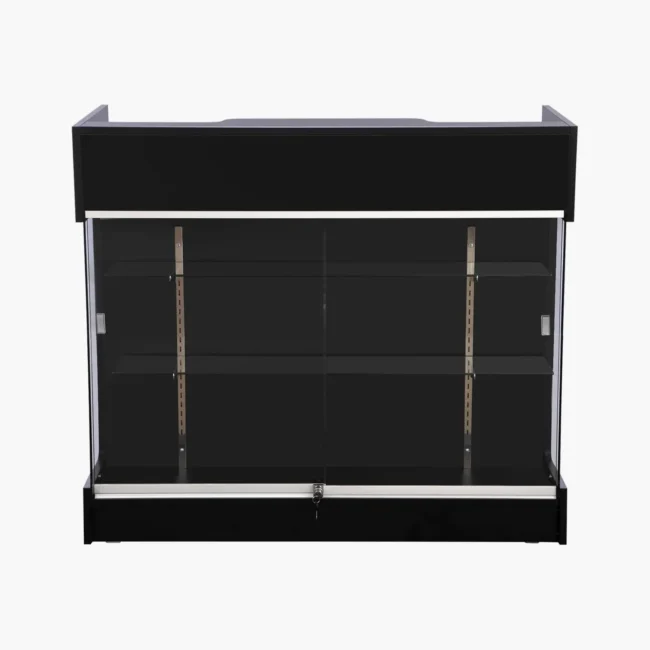 4’Ft Ledge Top Checkout Counter With Front Showcase