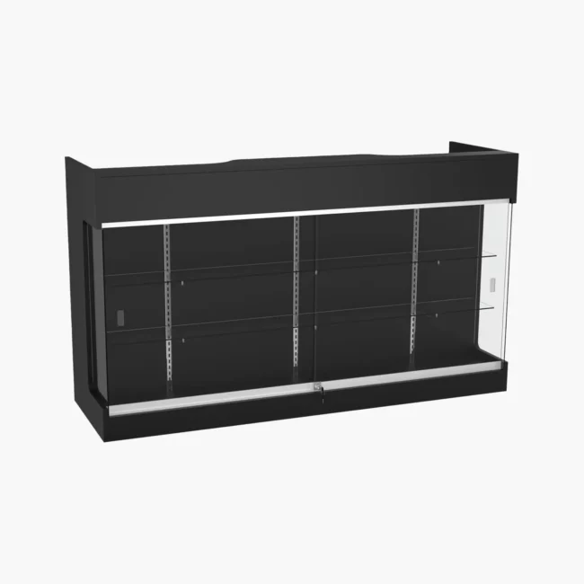 6’Ft Ledge Top Checkout Counter With Front Showcase